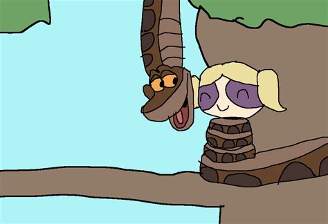 Kaa And Bubbles The Drawing By Marytook On Deviantart