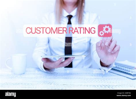 Inspiration Showing Sign Customer Rating Concept Meaning Each Point Of