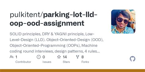 Parking Lot Lld Oop Ood Assignmentsrcmainjavaparkingfloorjava At Master · Pulkitentparking