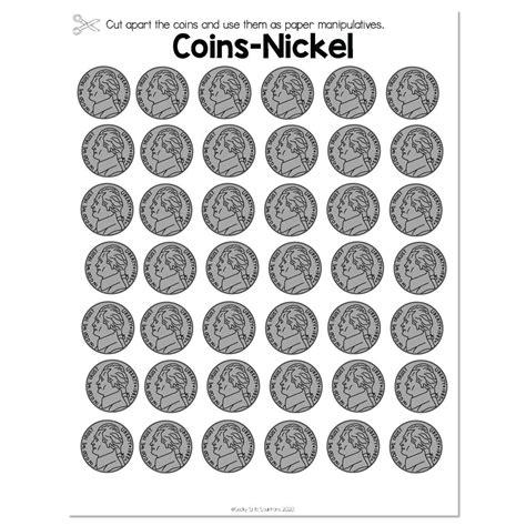 Lucky Little Toolkit Math Resources Coins Nickel Lucky Little Learners