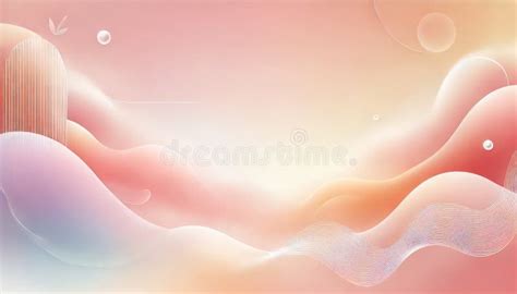 A Soft Pastel Abstract Background With Gentle Waves And A Serene Gradient Perfect For Creative