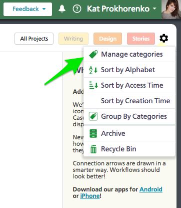 Search Sort And Filter Projects By Category Casual Knowledge Base
