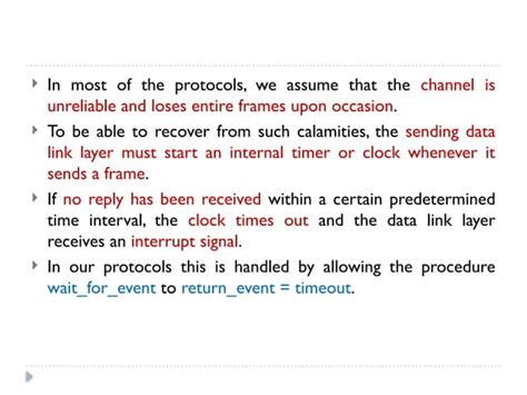Presentation On Elementary Data Link Protocols Pptx