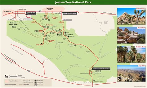 Mapa Del Parque Nacional Joshua Tree Joshua Tree Maps