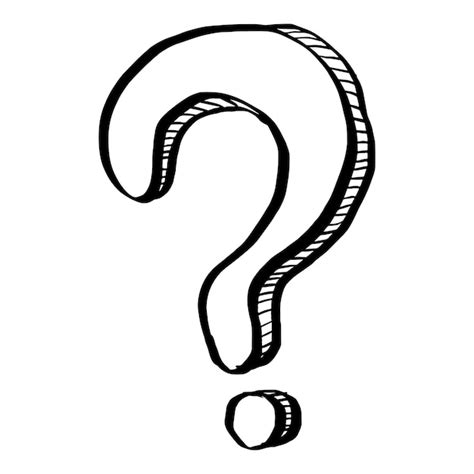 Premium Vector Doodle Sketch Style Of Question Marks Hand Drawn Illustration For Concept Design