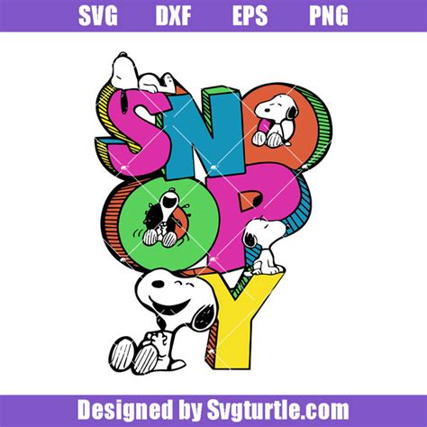 The Peanuts Characters Svg Snoopy Dog Svg Snoopy