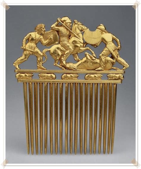 Explore World 🔥🔥หวีทองคำไซเธียน พบที่สุสาน Kurgan ในยูเครน เป็นสมบัติของชนเผ่าไซเธียน ชน