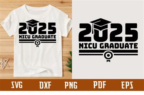 2025 Nicu Graduate Svg Design Graphic By Binasvgbundle · Creative Fabrica