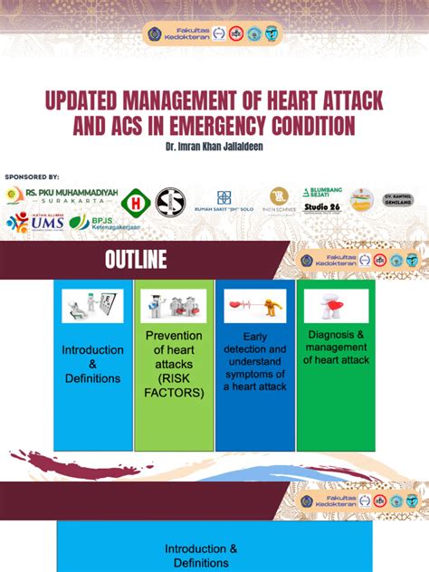 updated management of heart attack and acs in emergency condition dr