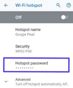 How To Change Wifi Hotspot Password On Android Pie