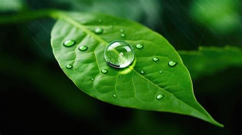 Premium Photo Co2 Reducing Icon On Green Leaf With Water Droplet For Decrease Co2 Carbon