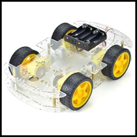 Jual Kit Smart Chassis Chasis 4wd Robot Car Mobil Arduino Raspberry