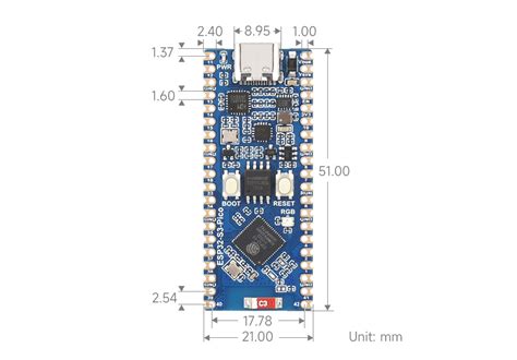 ESP32 S3 Pico Microcontroller Buy In Australia WS 23803 Core