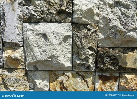 Artificial Stone Cladding Designed To Resemble Real Stone Stock Image Image Of Backdrop