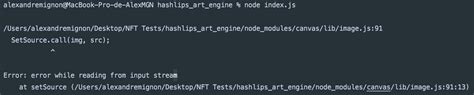 Npm Run Build Failed With Error Issue 113 HashLips Hashlips Art