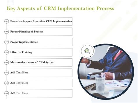 Key Aspects Of Crm Implementation Process Ppt Powerpoint Portfolio