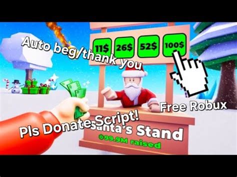 Pls Donate Script GUI Afk Robux AutoFarm Robux Pastebin YouTube