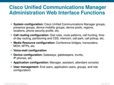 Ppt Administering Cisco Unified Communications Manager Powerpoint Presentation Id 5958624