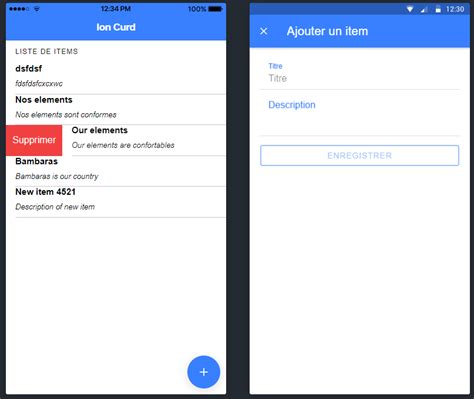 Comment Faire Un CRUD Sur Ionic 4 Avec Local Storage NUSYCE