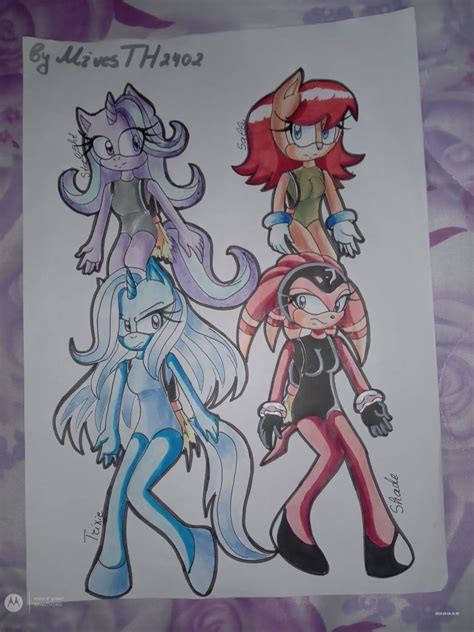 Trixie Starlight Sally And Shade By Mivesth On Deviantart