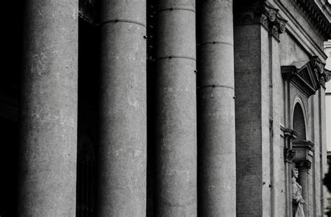 Premium Photo Classic Columns Of Old Building