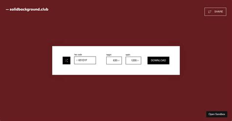 Colorpicker Codesandbox