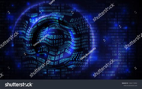 Data Array Matrix Abstract Cyberspace Binary Vector De Stock Libre De