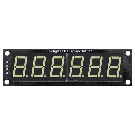 Jixopn Inch Digital LED Module TM Digit Segment For Arduino White Walmart