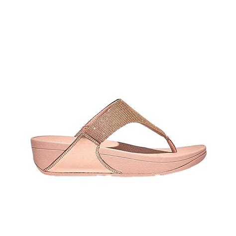 W 핏플랍 루루 쉬머럭스 토 포스트 샌들 로즈 골드 FITFLOP KREAM