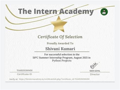 Shivani Kumari On Linkedin Intern Thankyou Pythonprogramming Internships Opportunity Python