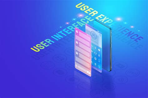 3d Isometric Mobile App Ui Ux Design Illustration Création Et Conception Dinterface Utilisateur