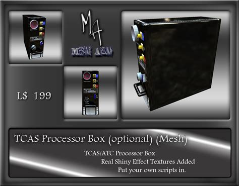 Second Life Marketplace [ Meshing Around ]tcas Processor Box Module Mesh