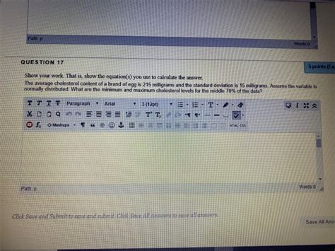 Solved Pathp Words O Question 17 5 Points Et Show Your