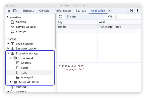 View And Edit Extension Storage Chrome Devtools Chrome For Developers