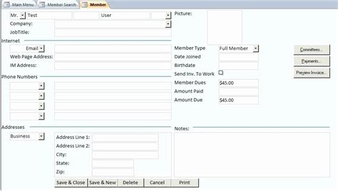 Microsoft Access Timesheet Template Shooters Journal