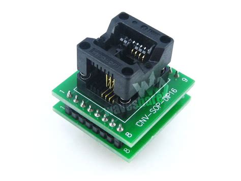 SOP8 TO DIP8 Enplas IC Programmer Adapter For SOP8 SO8 SOIC8 Package