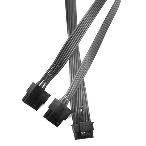 PCIE VHPWR Dual Pin ชาย pin p ชายตรงหรอมมขอศอก GPU สายไฟ AWG สาหรบ RTX