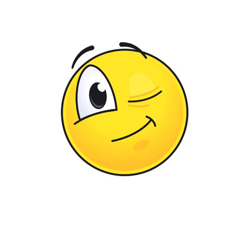 Смайлик подмигивающий на прозрачном фоне фото и картинки Abrakadabra Fun