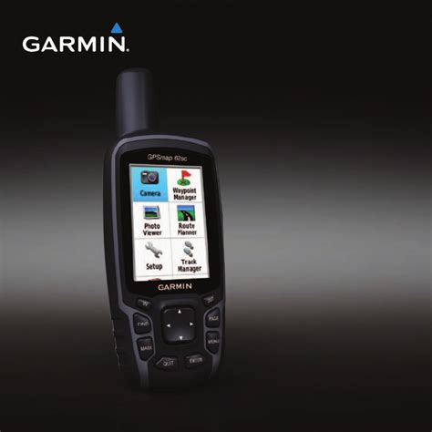 User Manual Garmin GPSMAP 62sc English 60 Pages