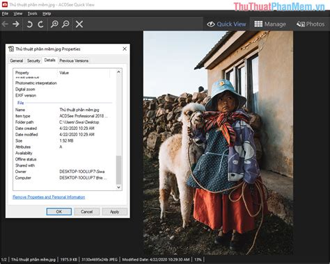 Cách Sửa Metadata Của File ảnh Thay đổi Thông Tin ảnh