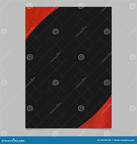 Abstract Gradient Curved Grid Brochure Flyer Template Vector Poster