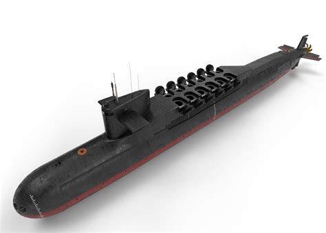 3d Model Type 094 Jin Class Submarine Vr Ar Low Poly Cgtrader