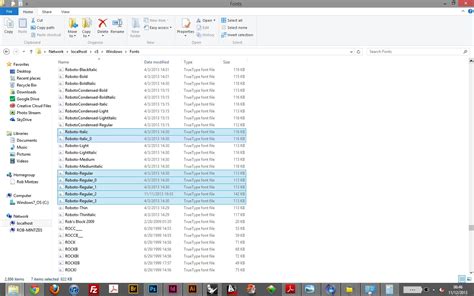 Windows Font Not Installing Properly Windows Forum