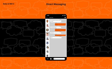 Daily UI 013 Direct Massaging On Behance Daily UI 013 Direct Massaging On Behance