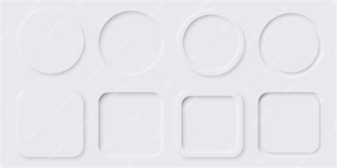 Premium Vector Neumorphism Button Design Set Neumorphic Ui Design