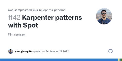 Karpenter Patterns With Spot · Issue 42 · Aws Samplescdk Eks Blueprints Patterns · Github