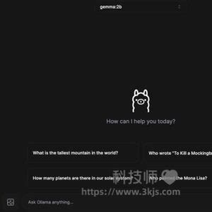NextJS Ollama LLM UI Ollama大模型的Web界面 科技师
