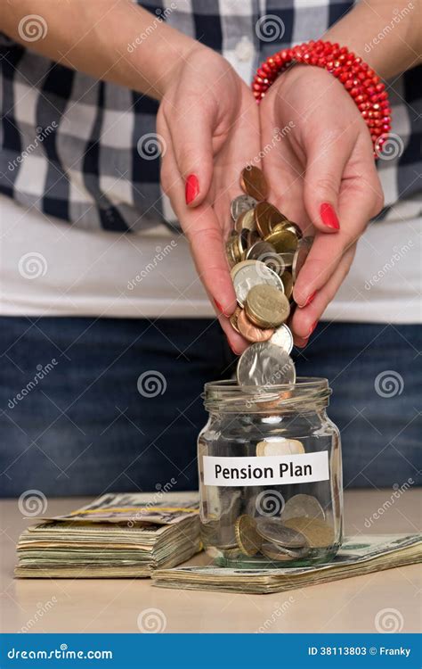 Saving Money For Retirement Stock Image Image Of Loan Money 38113803