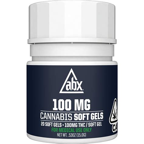 Abx Absolutextracts Abx Soft Gels 100mg Thc 20 Count Leafly