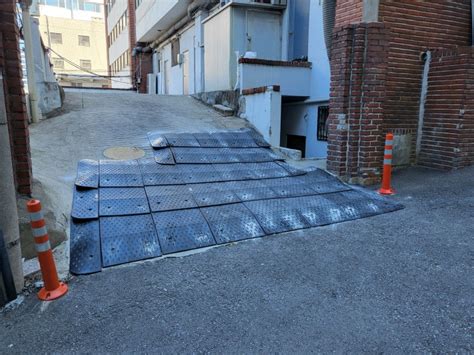 서대문 주차장 경사로 진입로 문제 방지턱 설치 네이버 블로그